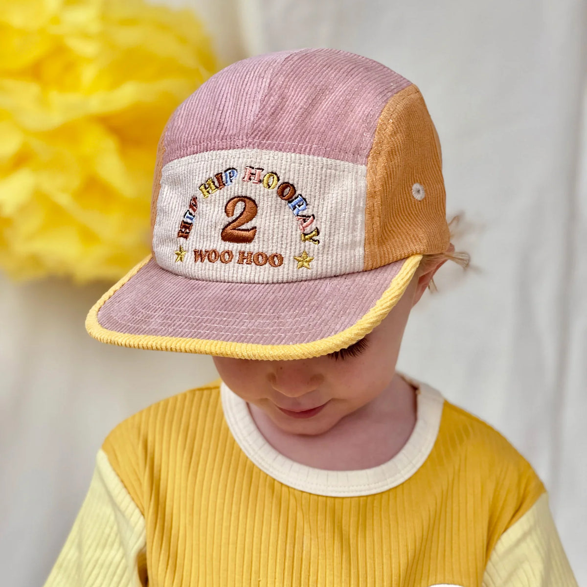 2nd Birthday Cord Cap | Musk Spliced – www.bebebits.com.au