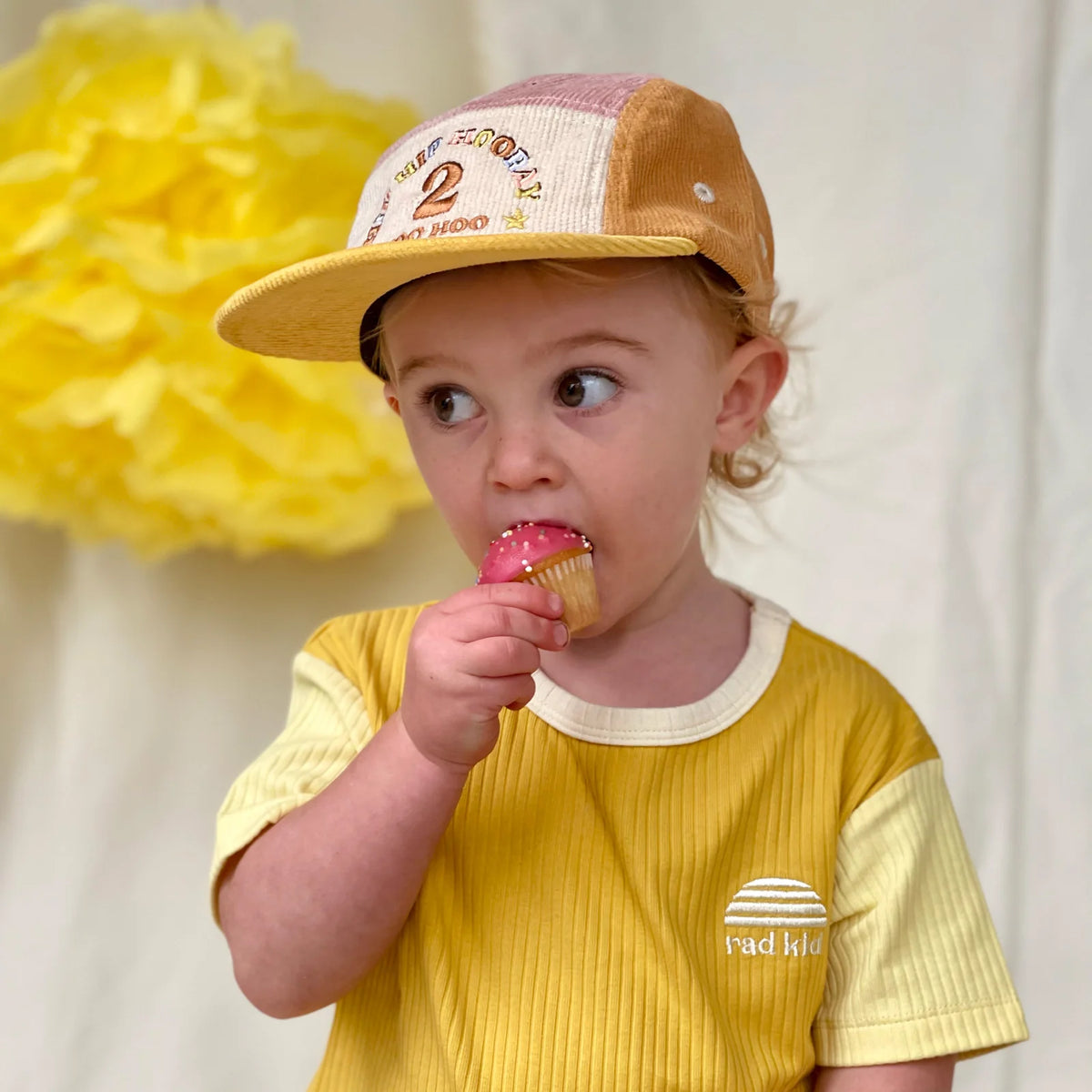 2nd Birthday Cord Cap | Musk Spliced – www.bebebits.com.au