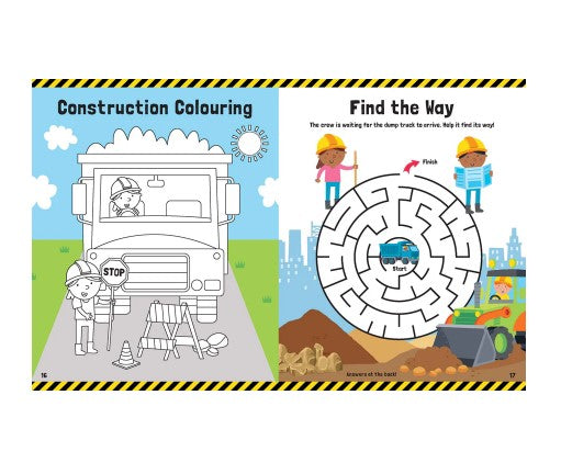 Trucks & Diggers Book and Magnetic Play Set – www.bebebits.com.au